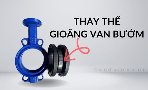 Cách thay thế gioăng làm kín cho van bướm chi tiết